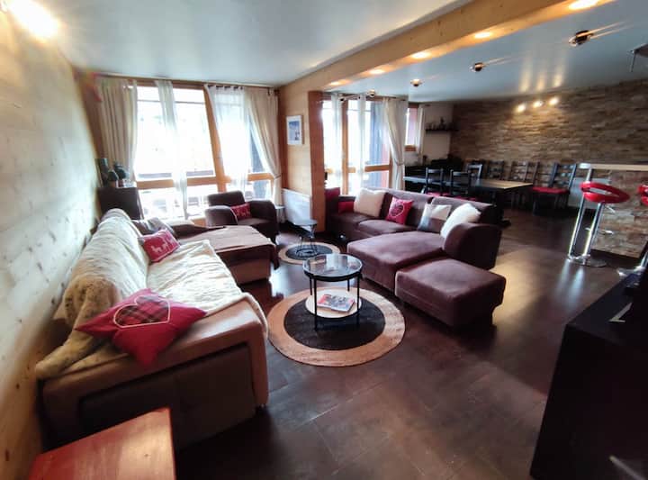 Beautiful Very Spacious Apartment Hameau - Isola 2000