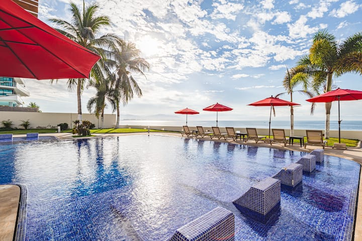 New Ocean Front Ph Bucerias 2bed/3bath Barlovento - Bucerías