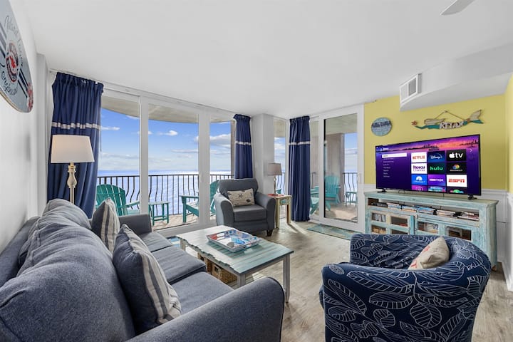 Oceanfront 3br Condo  Pools Sleeps 10 Beach View - Myrtle Beach, SC
