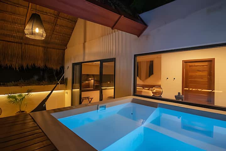 Large Studio With Private Pool And King Bed - Bacalar