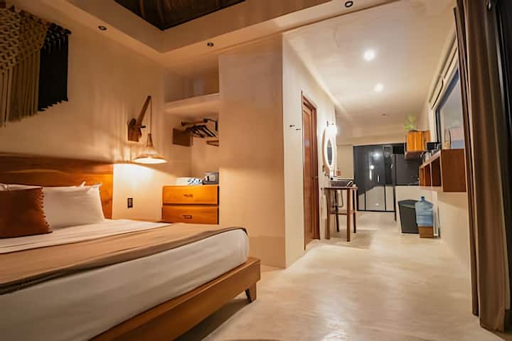 Large Studio With Private Pool And King Bed - Bacalar