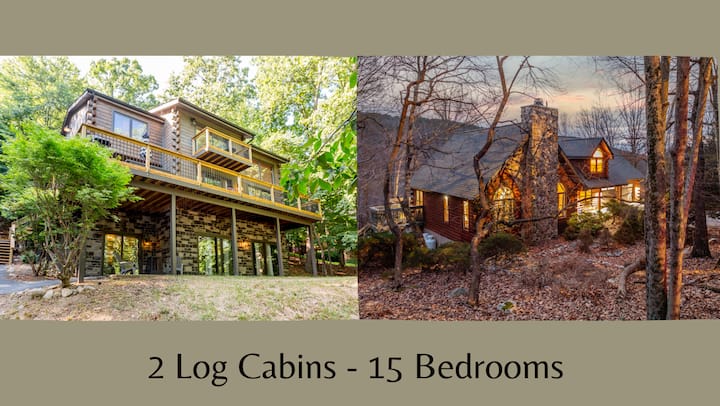 Sprawling 15 Br Log Haven Great For Reunions - Massanutten, VA