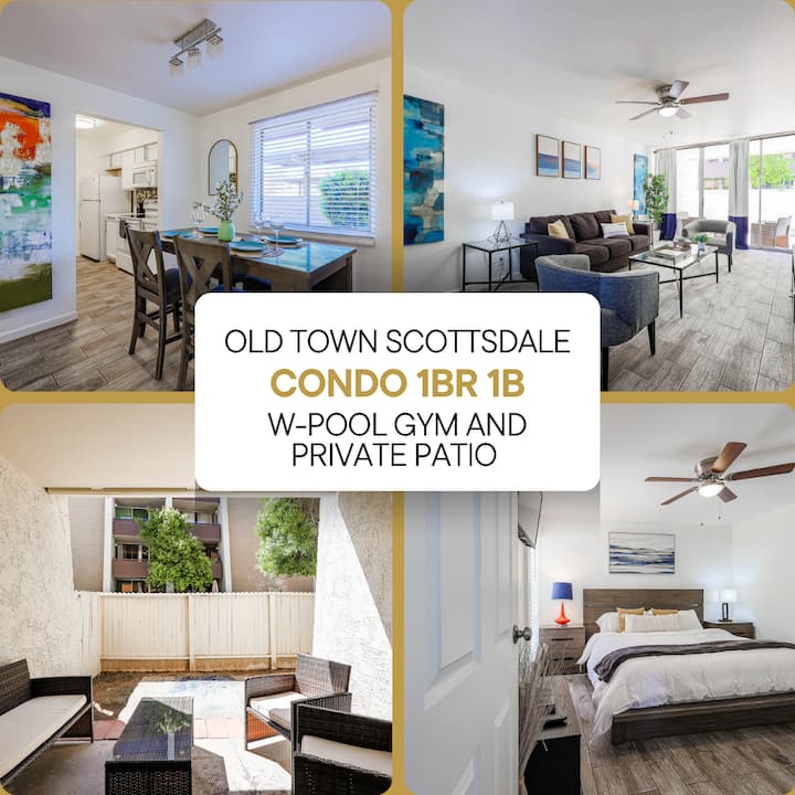 Modern Full Condo/old Town/pool&spa Mall & Bars - Scottsdale