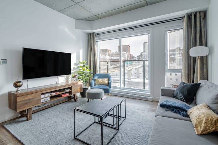 1ch + Rooftop Pool+cuisine+smart Tv+gym+750m Qc - Québec