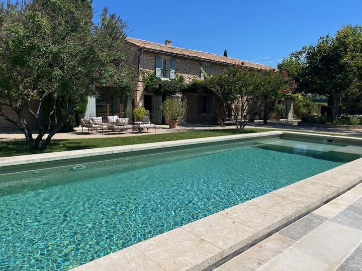 La Pergoline - Grand Mas Rénové Avec Piscine Au - Apt