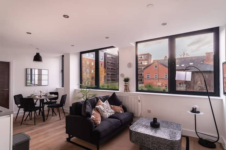 Modern 1 Br Stay Zeni In Alexandra Rise Manchester - Aéroport de Manchester (MAN)