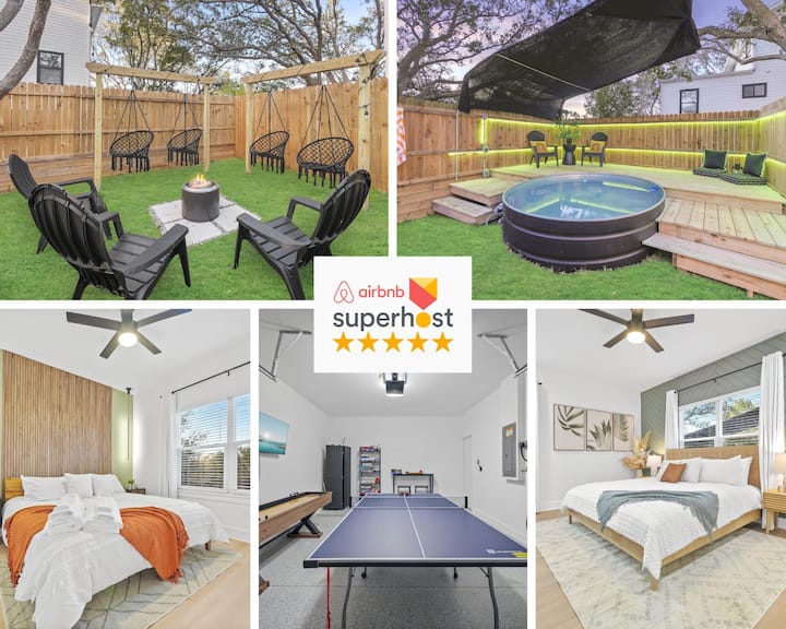 Walk 2 Beach | Pool | Firepit | Game Room | Ev - St. Augustine