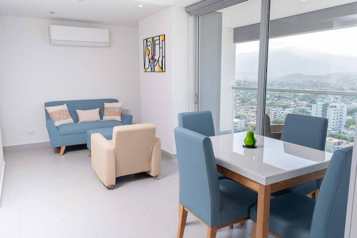 Modern Aparment With Oceanview In Rodadero - Santa Marta, Colombia