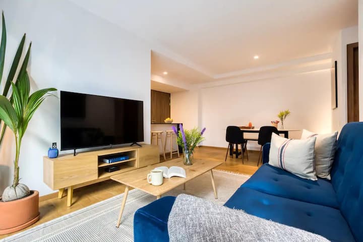 B302- Beautiful And Cozy Condesa Apartment 2br - Mexico