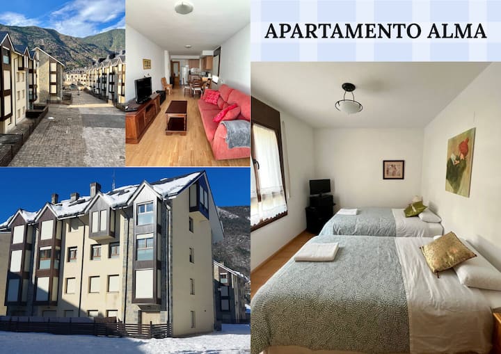 Apartamento Alma Centro Biescas L Wifi L Parking - Biescas