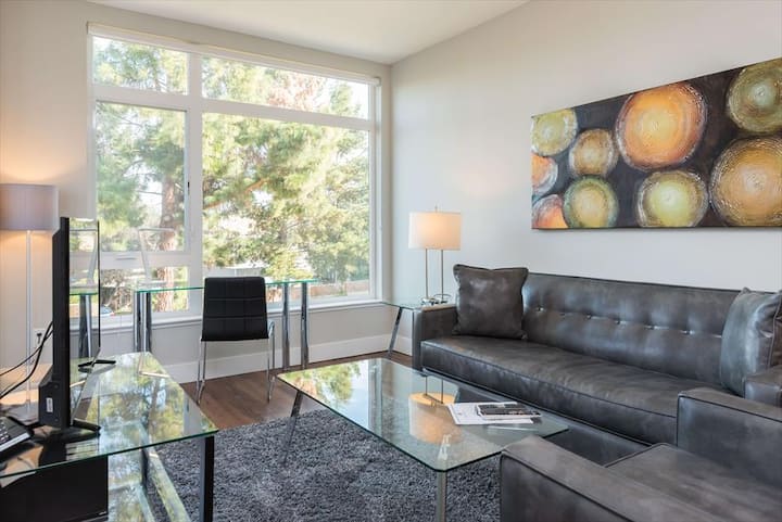 Spacious Mountain View 1br | Gym + Pool | Desk - Mountain View, CA