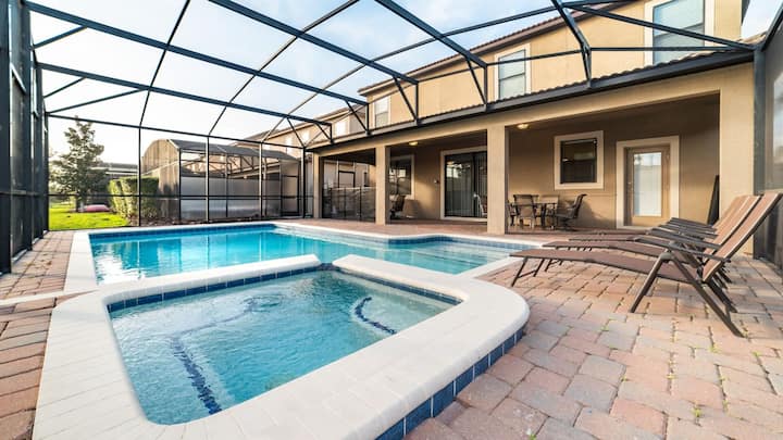 5 Star Villa With Private Pool, Orlando Villa 4931 - Davenport