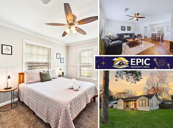 Cozy Baytown Home:bbq Pit+large Yard+charming 3br - Baytown, TX