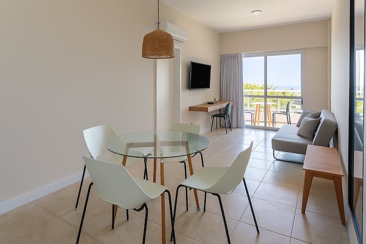 Apto 3 Com Vista Para O Mar E Churrasqueira - Florianópolis