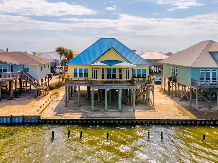 Bayfront, Amazing Views, Waterside Decking, Close - Dauphin Island, AL