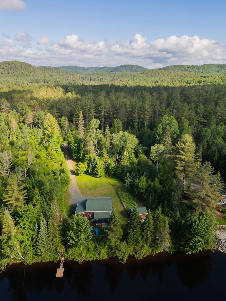 Bohôme Chalet En Bois, Bord De Rivière - Shawinigan
