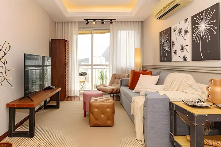 Berna1404|2 Comfortable Rooms With Views In Leblon - Rio de Janeiro