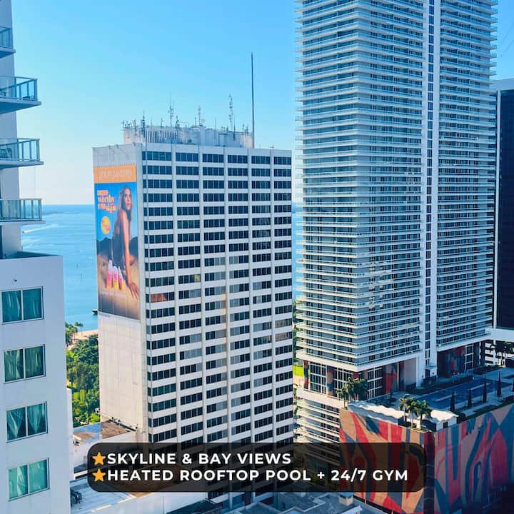 Downtown Studio | Views, Pool, Walk To Concerts - Miami