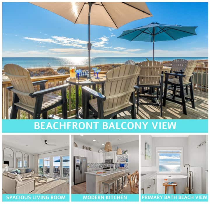Beachfront, Pool, Amazing Views, And Sleeps 14! - Panama City Beach, FL