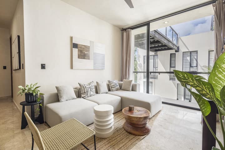 Kaako Modern Luxury Condo 2 Bed Beach Club Access - Tulum