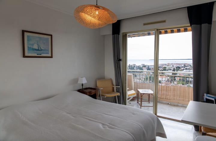 Bel Appt 48 M2 Vue Mer Avec Piscine - Antibes