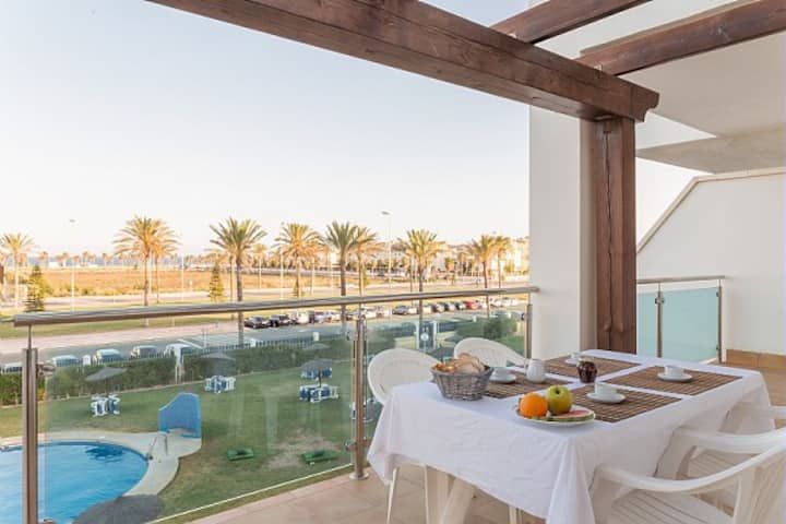 Pierre&vacances-appt 8 Pers -3 Chambres-terrasse - Roquetas de Mar