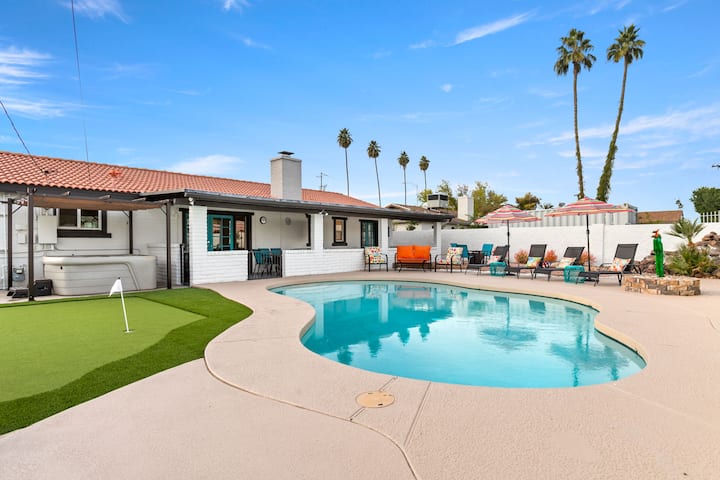 Old Town Oasis W/heated Pool, Hot Tub, & Fire Pit - Scottsdale, AZ