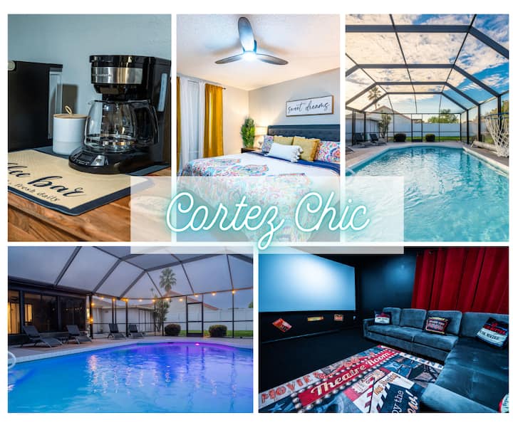 Pool W/ Lake View & Cinema Room - Bradenton, FL