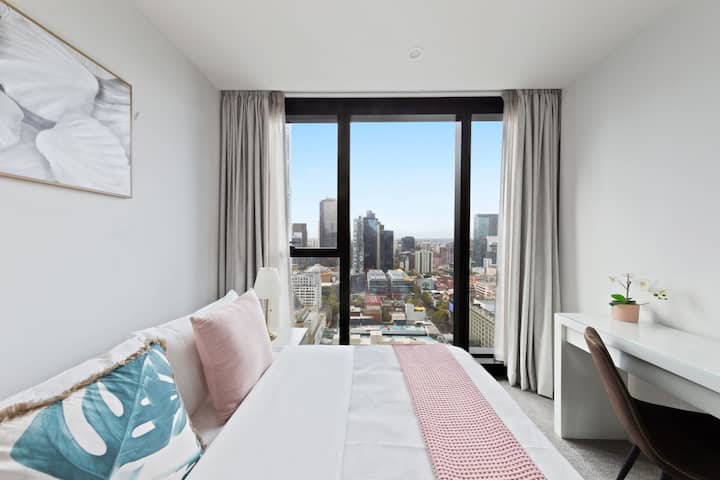 A Chic 2br Apt Near Melbourne Cbd W/ Free Parking - Melbourne