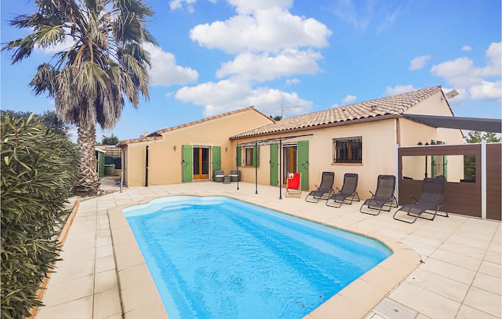 Pet Friendly Home In Pouzols-minervois - Lézignan-Corbières