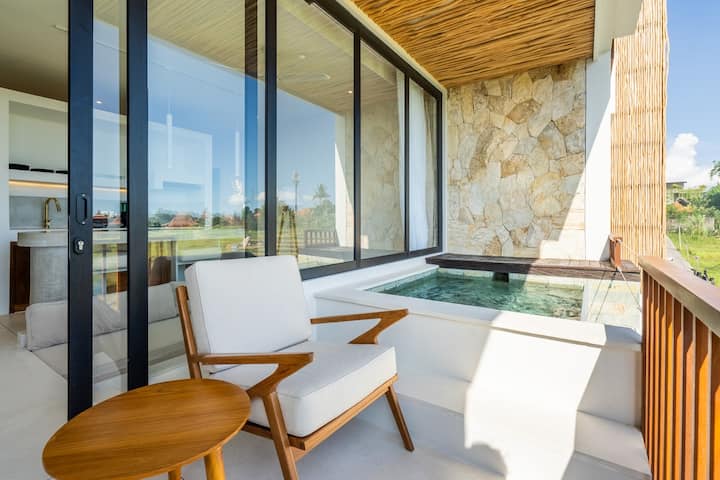 1br Luxe Pererenan Apart | Pool, Near Café & Beach - Canggu