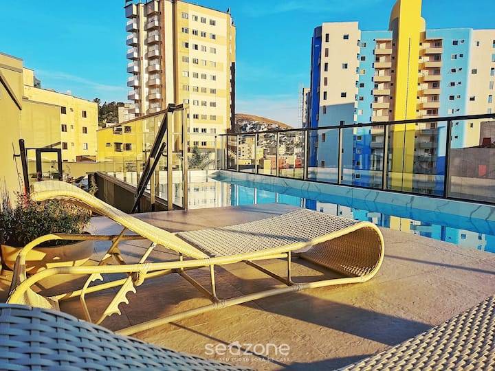 Modern Studio Near Downtown Pgo301 - Poços de Caldas