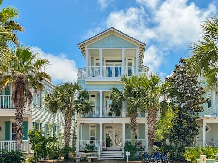 Deeded Beach Access, Resort Pool, 4 Bikes, Tram - Rosemary Beach, FL