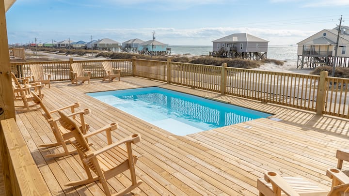 New 2024 Construction 5/5, Private Heated Pool, - Dauphin Island, AL