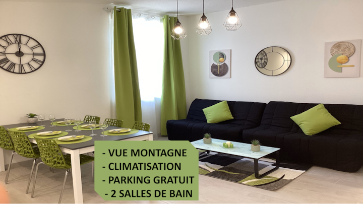Appart T4 85 M2 Clim, Parking, Proche Sanctuaire - Lourdes