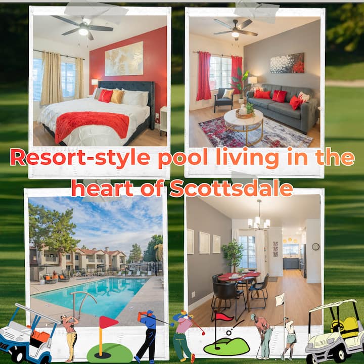 Families - Kitchen-washer-wifi-pool,hot Tub & Gym - Scottsdale, AZ
