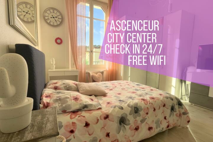 Studio Douceur Pastel Avec Ascenseur - Riom