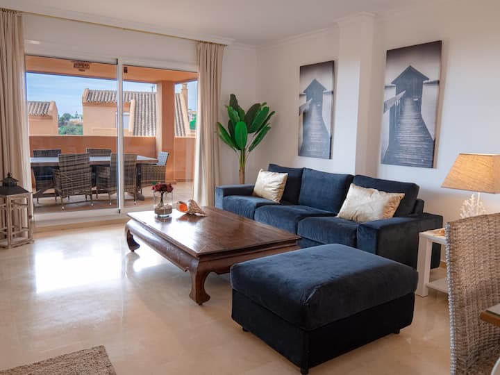 Apartamento Familiar Con Piscina Con Vista Al Mar - Marbella