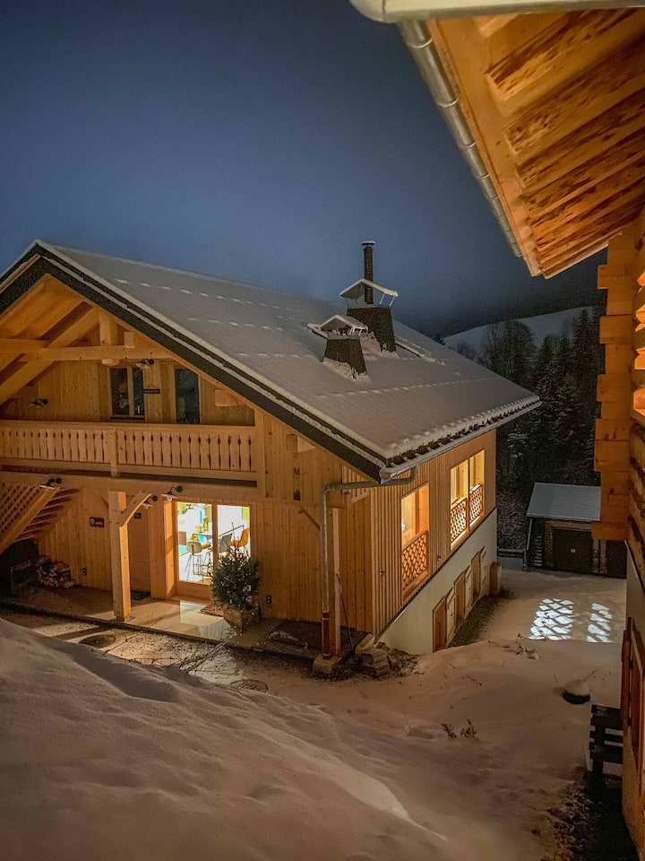 Chambre D'hôtes Twin Avec Vue Jardin Et Montagne - Le Grand-Bornand