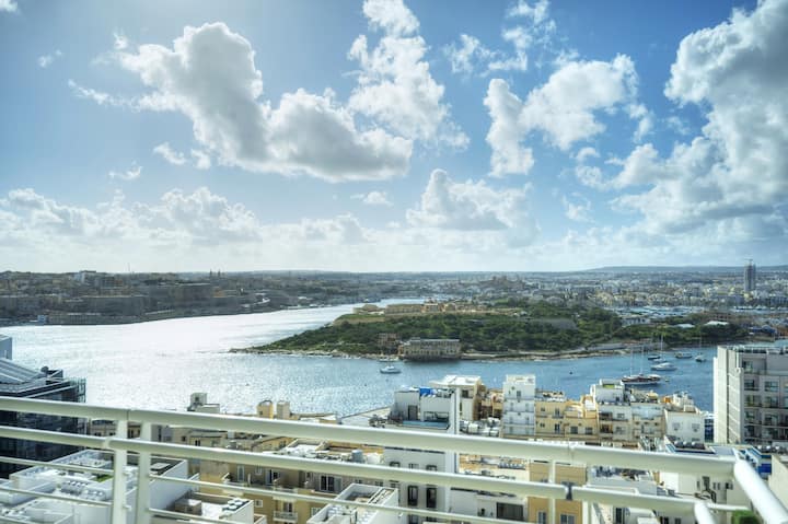 Seaview Terrace, 2bedrooms, Communal Pool Cogo1-1 - Malta