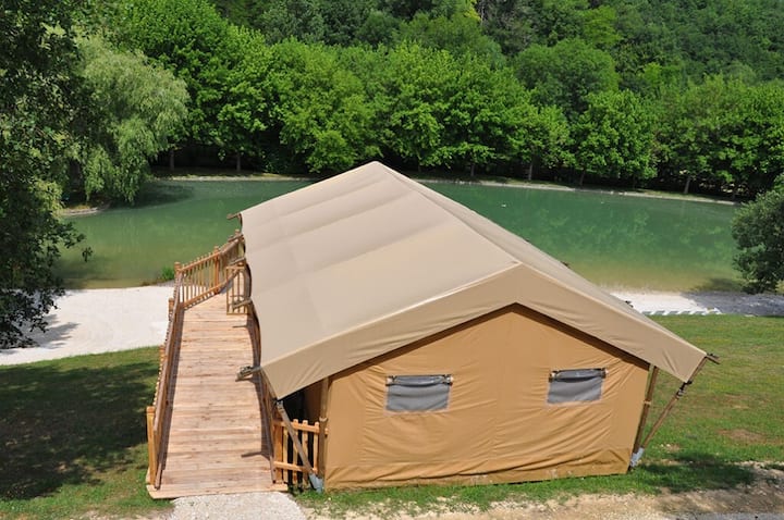 Tente Safari Bastides 3 Pièces 5 Personnes - Lalinde
