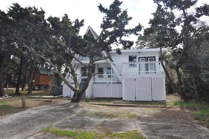 Np41: Sawbones: Unique Pet Friendly A Frame Home - オクラコーク, NC