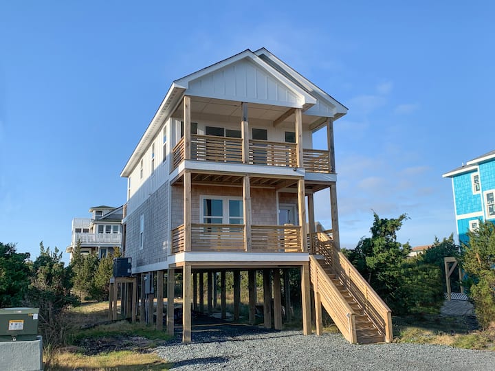 Pp08: Animal House: Dog Friendly, Deck Views - Ocracoke, NC