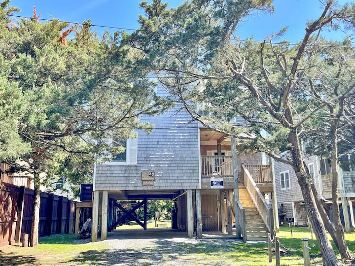 Ut56: Doc's Holiday: Dog Friendly, Reverse Floor - Ocracoke, NC