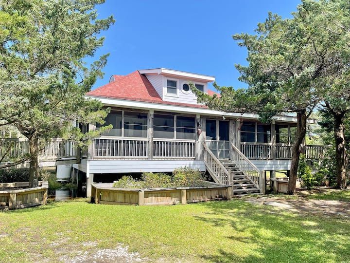Wv61: 24 Pompano Place: Secluded Location With - Ocracoke, NC