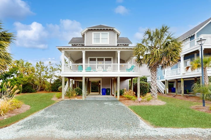 3br Dog-friendly Home - Pool & Deck, Walk To Beach - Topsail Island, NC