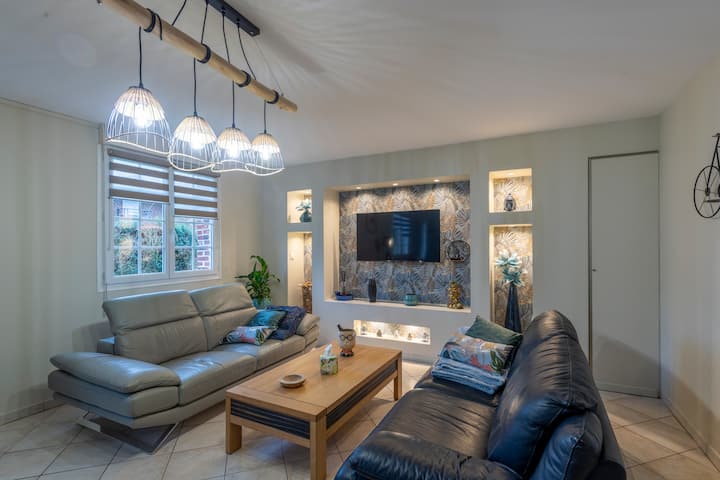 Les 3 Hirondelles - Maison Avec Grand Jardin - Dieppe