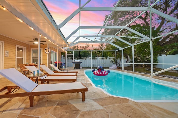 Heated Pool 12 Min To Beach W/ Gameroom, King Beds - クリアウォーター, FL