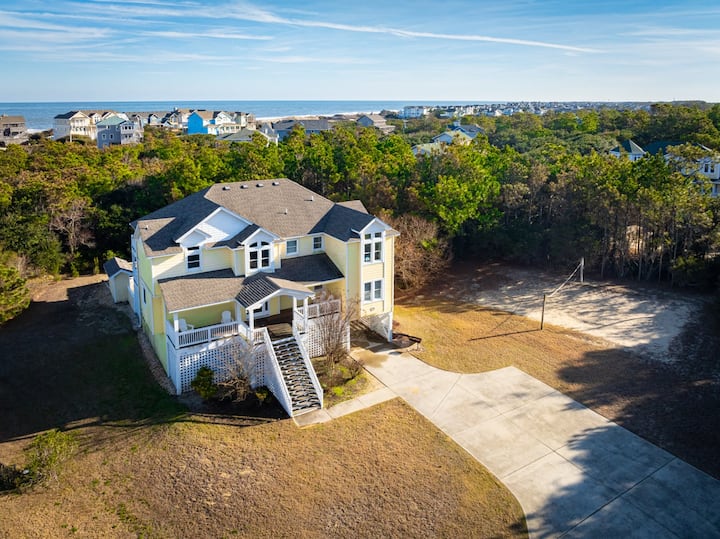 2min Walk To Beach, Pool, Spa, Game Room, Big Yard - Corolla, NC