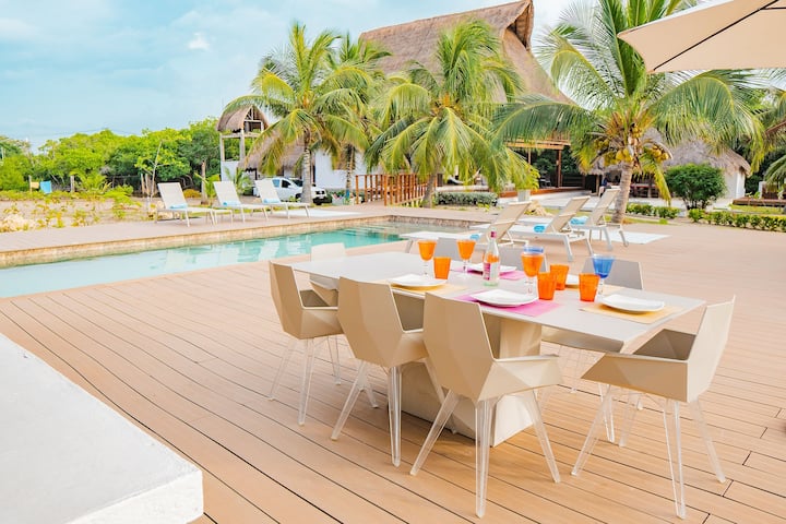 Maison Spectaculaire à Barú Avec Vue Sur La Mer - Cartagena, Colombia